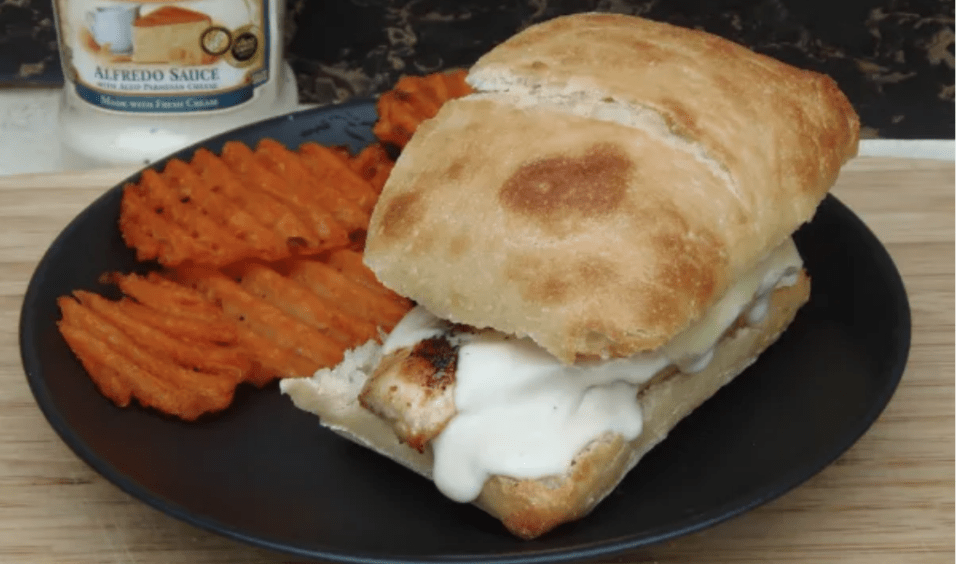 Grilled Chicken Alfredo Sandwich - Tuscany to Your Table