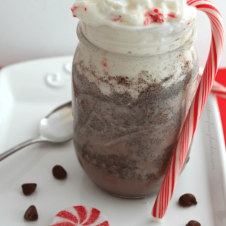 Peppermint Chocolate Chip Milkshake {Chick Fil A Copycat}