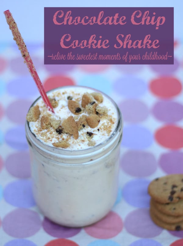Relive Your Childhood With An Amazing Chocolate Chip Cookie Shake
