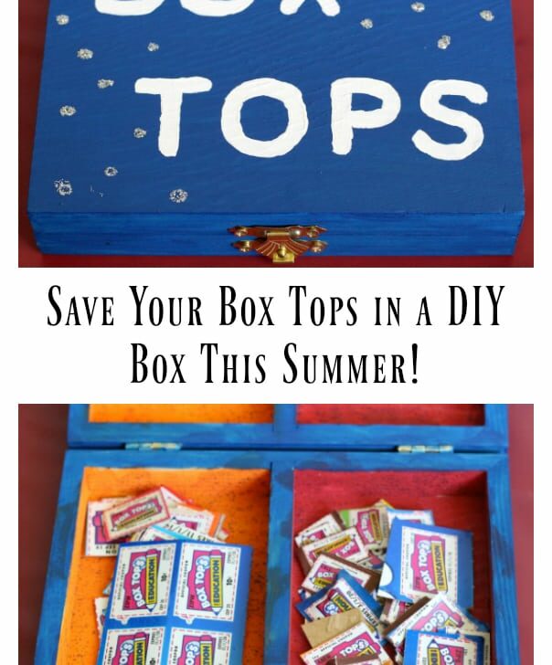 Create A DIY Box to Keep Your Box Tops Safe All Summer