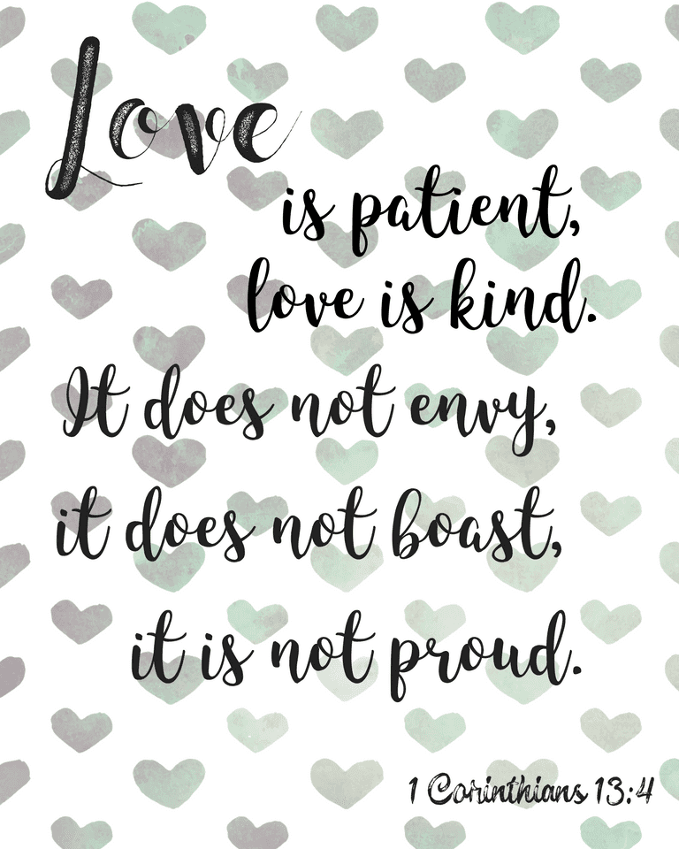 Love Verse Printables For Valentine's Day....Or Any Day!