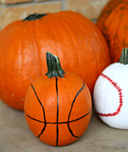Sports Pumpkins - A Fun Craft For Kids To Decorate For Halloween