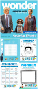 Wonder Movie Activity Sheets - Help Kids Spread Kindness!