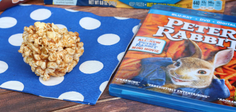 Peanut Butter Honey Popcorn Balls - For a Fun Peter Rabbit Movie Night!