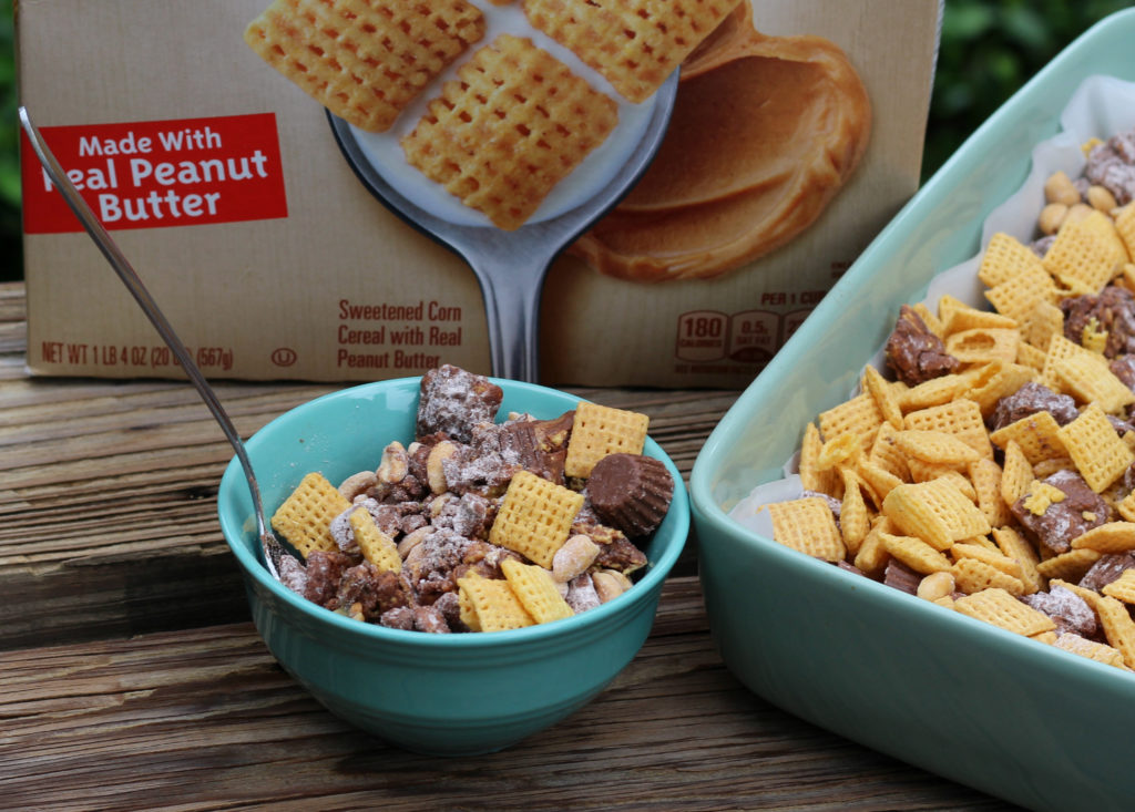 Loaded Peanut Butter Chex Mix - Delicious, Easy No Bake Recipe!