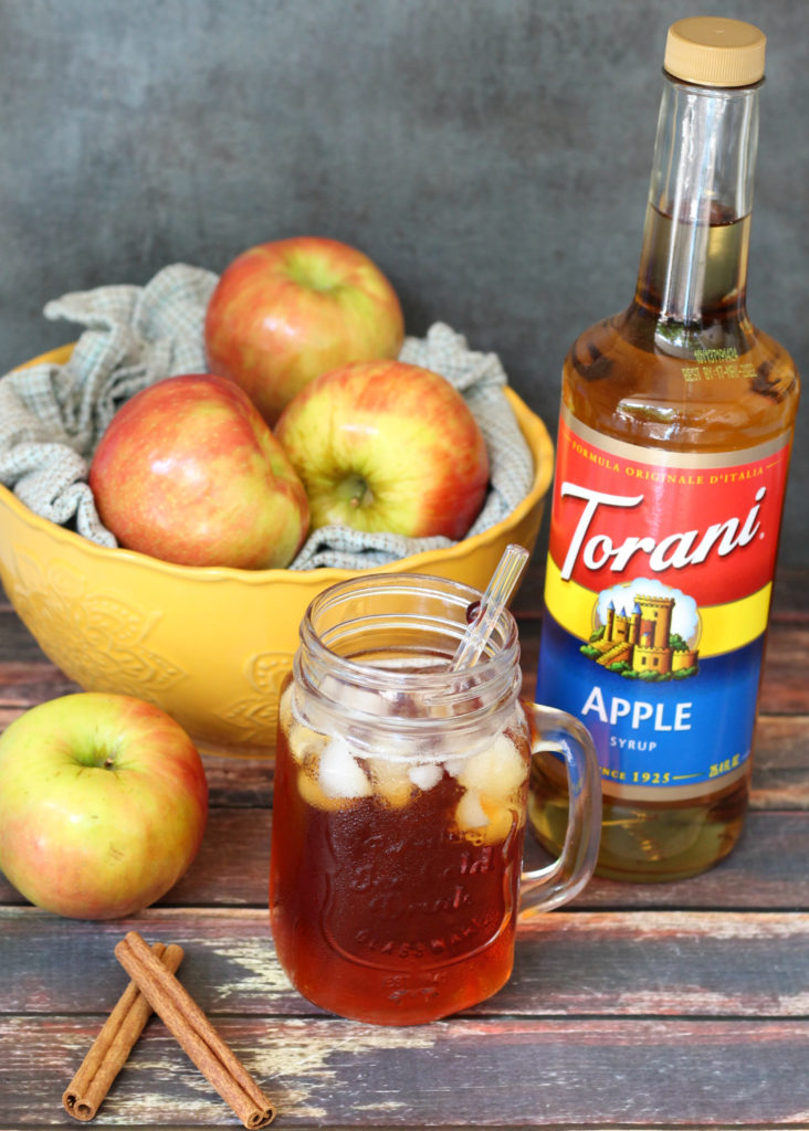 Spiced Apple Iced Tea - Delicious Fall Flavor