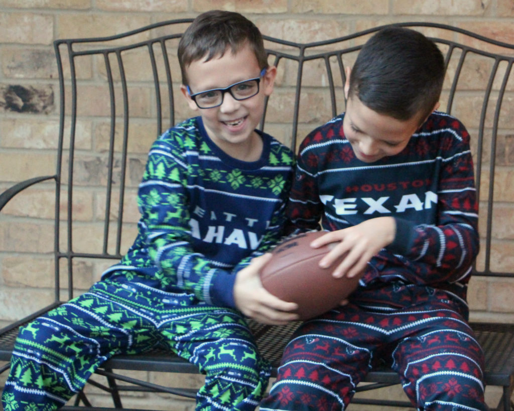 Family Football Pajamas Make Game Day at Home THE Best!