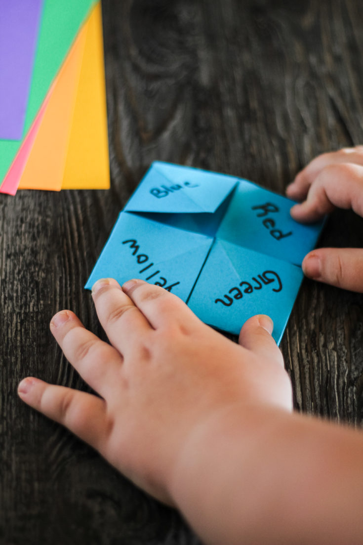 How to Make a Cootie Catcher - A Great Anxiety and Boredom Buster!