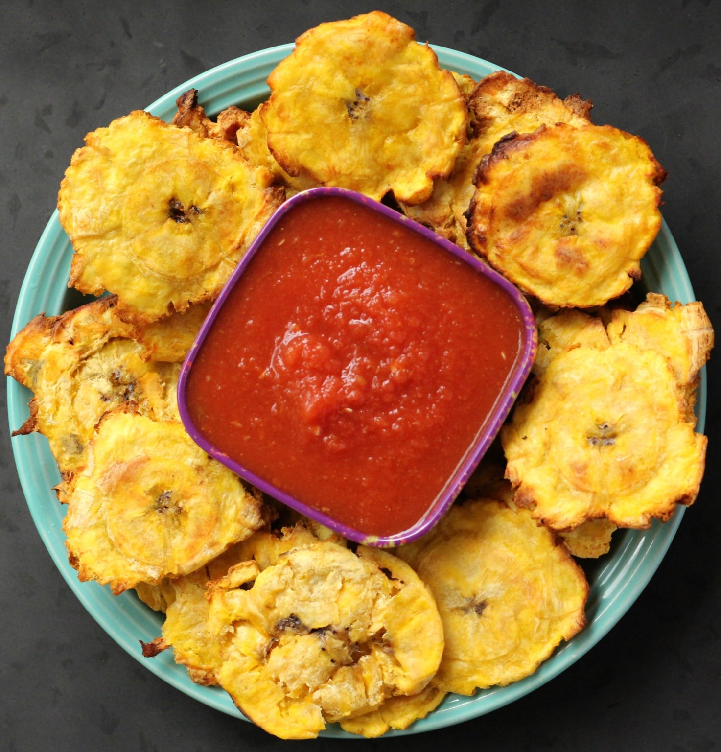 Air Fryer Tostones (Fried Plantains) - Whole30 Approved