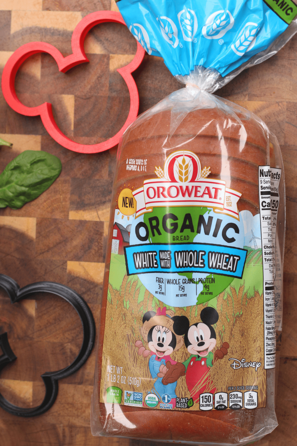 Disney's Mickey Mouse Egg White Omelette Toast and Yogurt