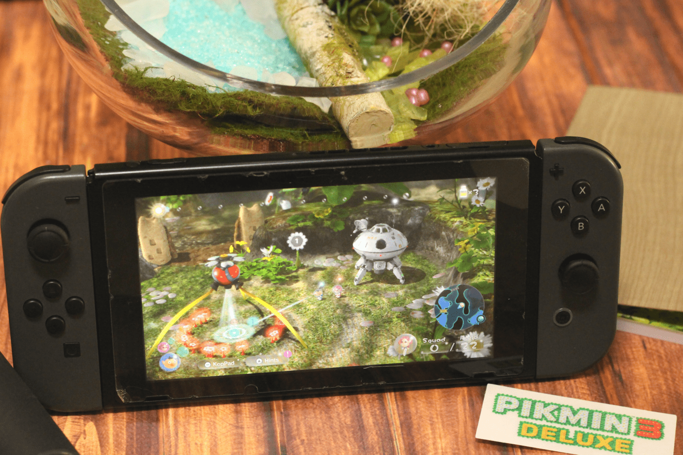 Pikmin Terrarium DIY - Pikmin 3 Deluxe on Nintendo Switch - Ginger Casa