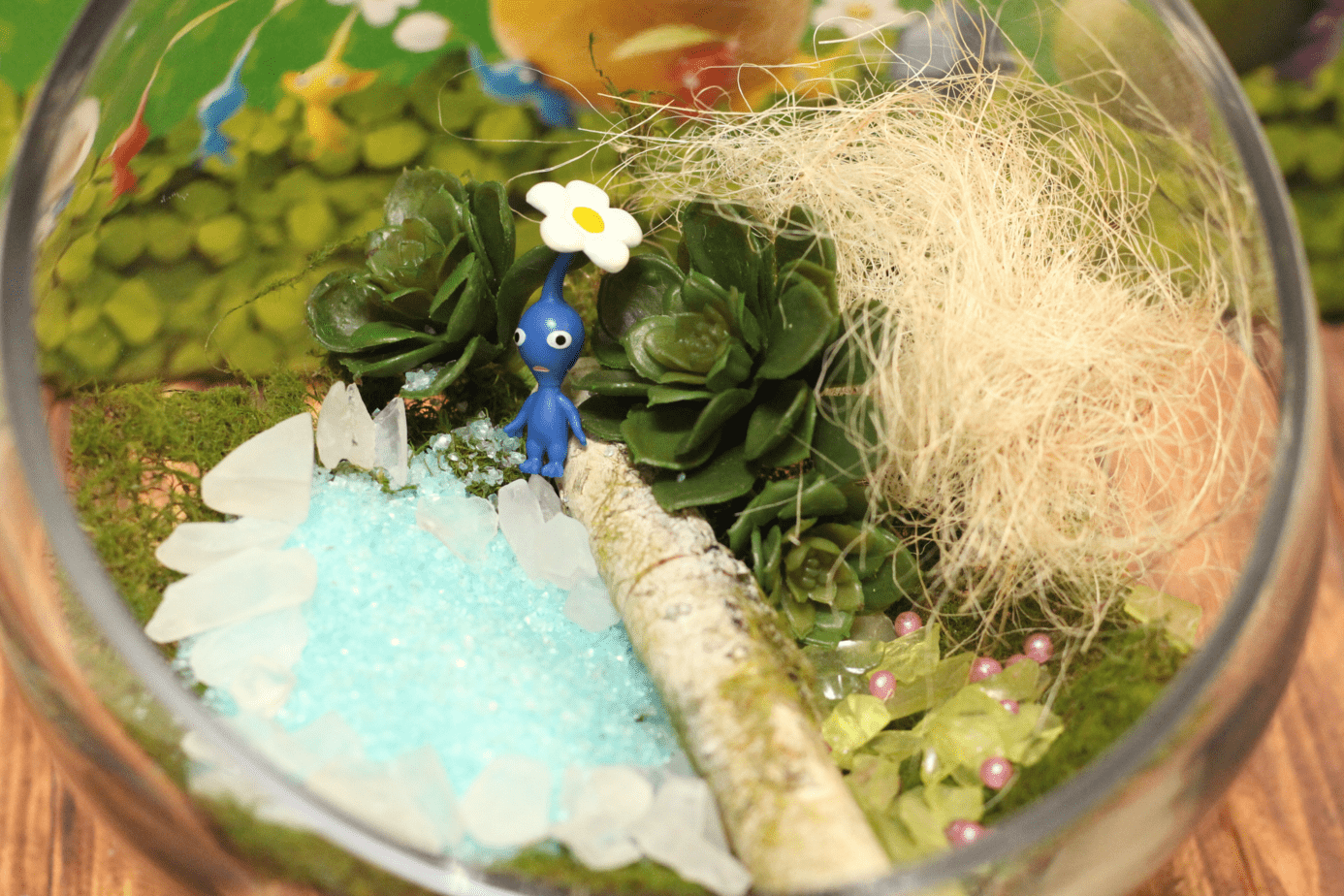 Pikmin Terrarium DIY - Pikmin 3 Deluxe on Nintendo Switch - Ginger Casa