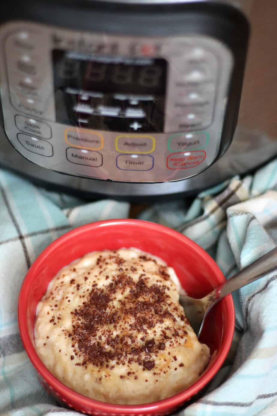 Instant Pot Peanut Butter Oatmeal - Ginger Casa