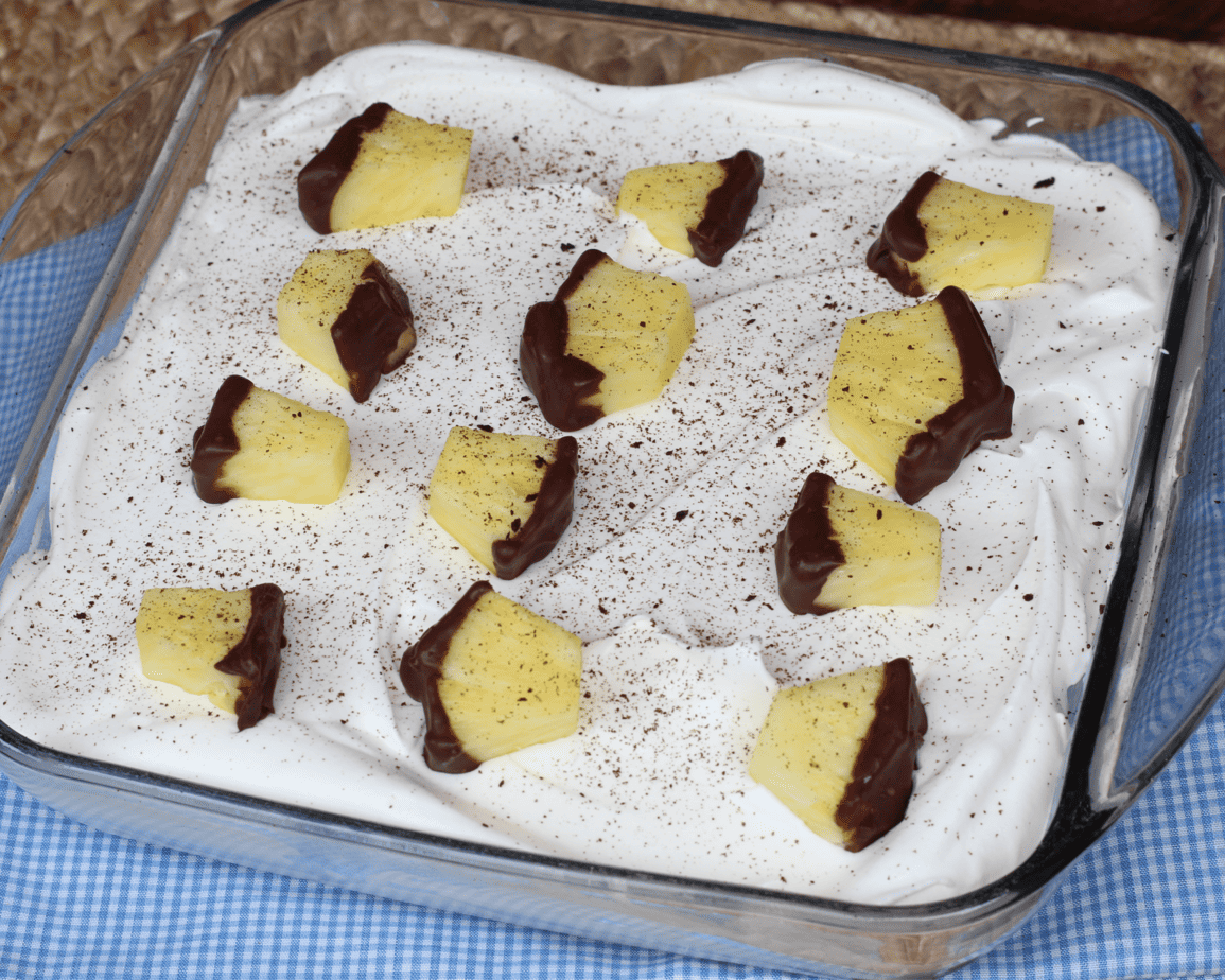Chocolate Covered Pineapple Dessert - Ginger Casa