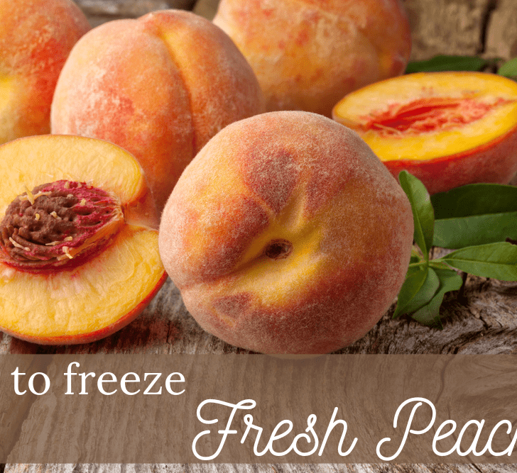 Preserving Summer: How to Freeze Peaches - Ginger Casa