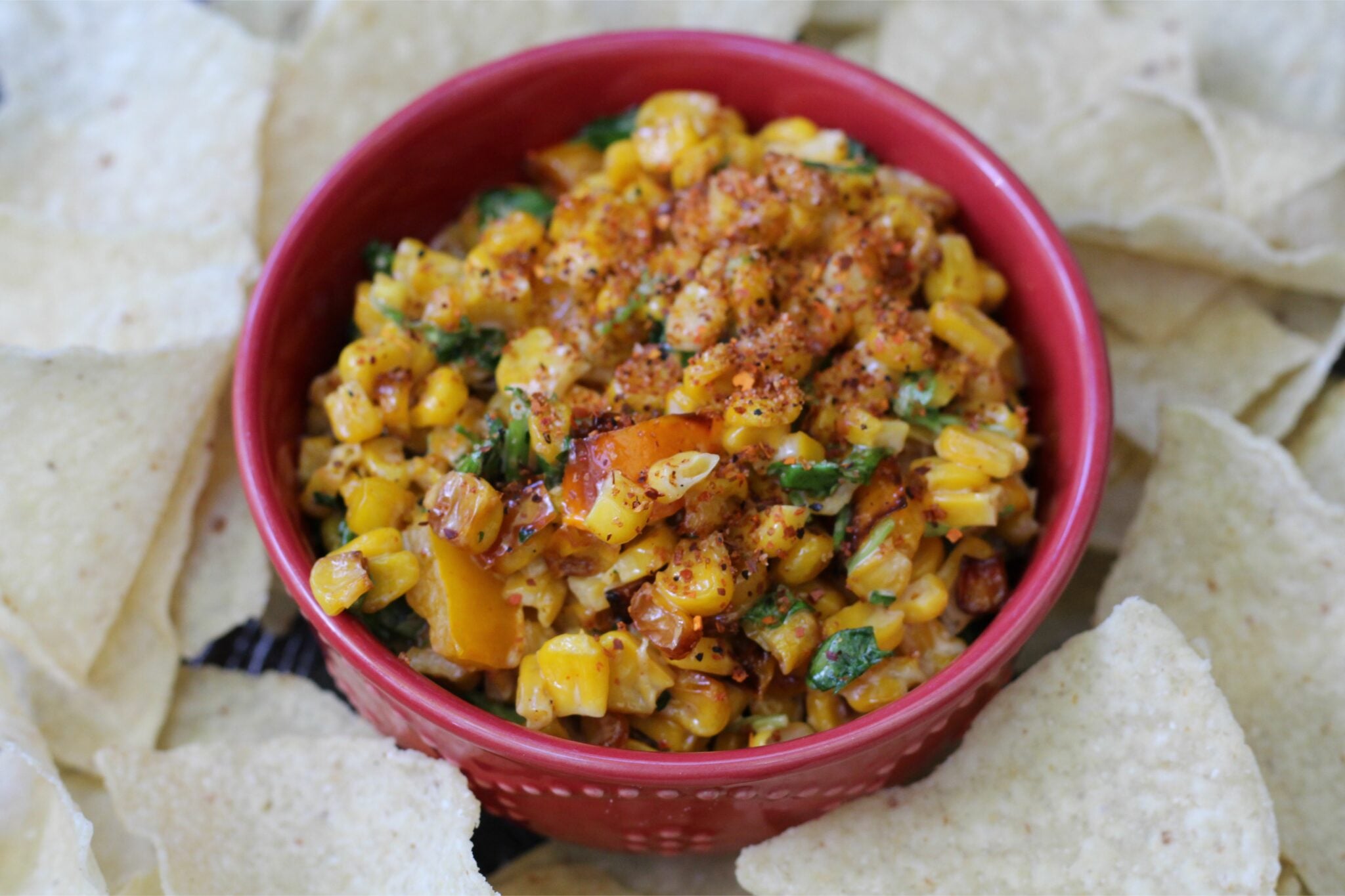 Easy Mexican Street Corn Dip Recipe (Vegan Appetizer) - Ginger Casa
