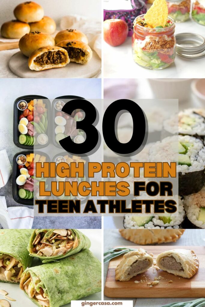 30 High-Protein Lunch Ideas for Teen Athletes - Ginger Casa
