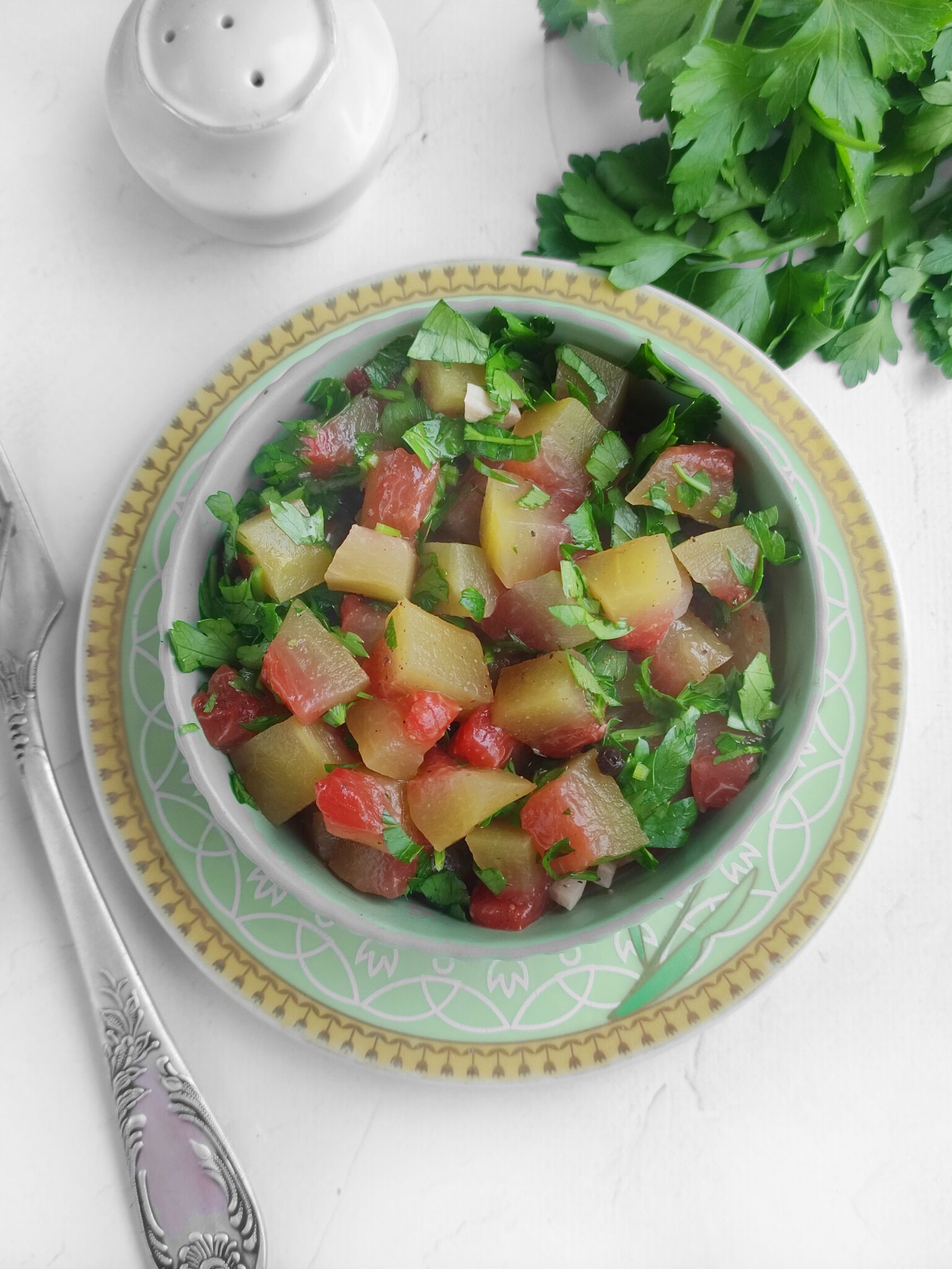 Easy Microwave Watermelon Rind Pickles Recipe - Ginger Casa