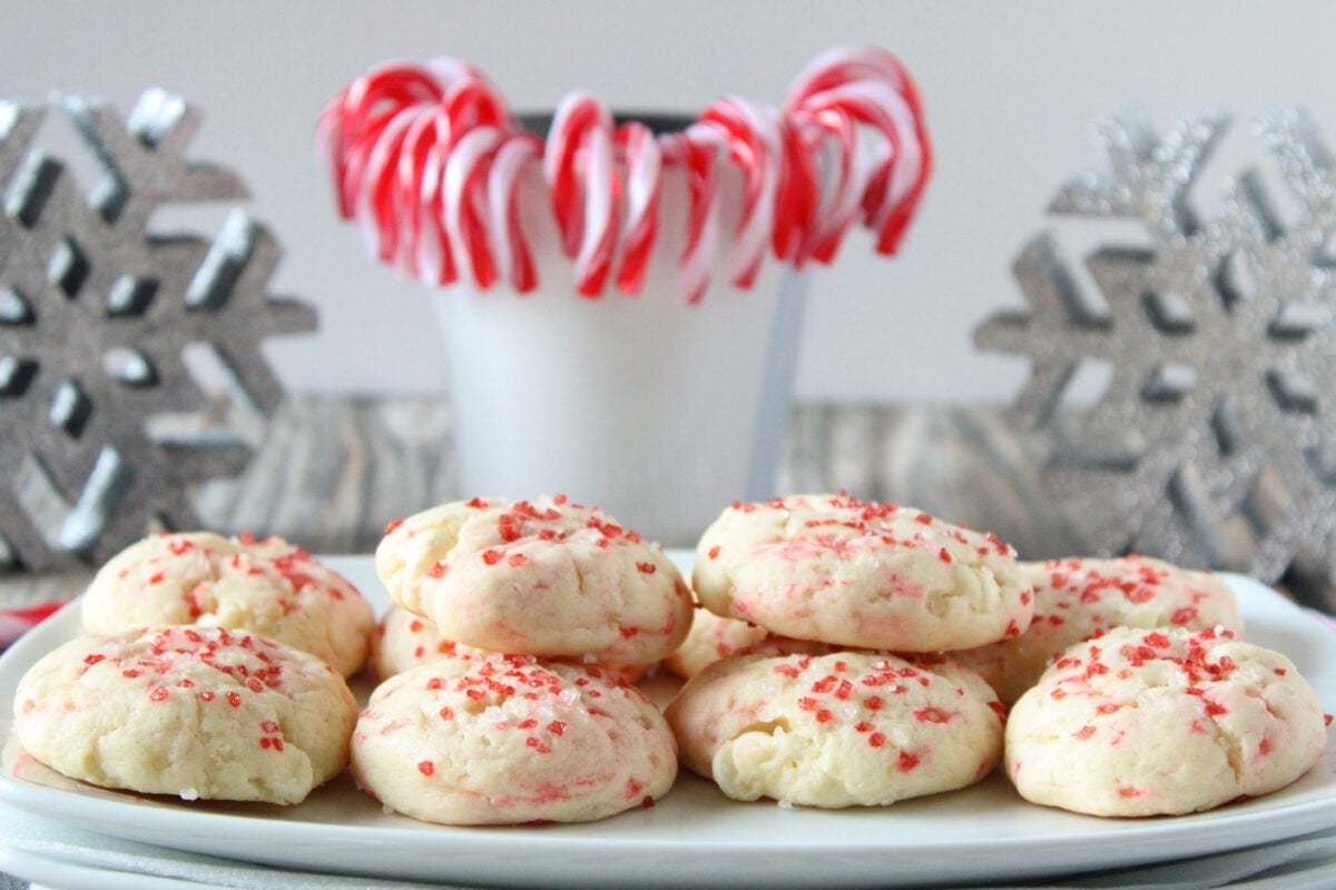Peppermint Cheesecake Cookies - Ginger Casa