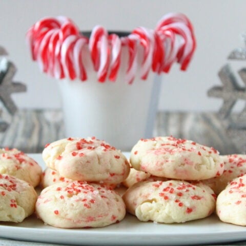 Peppermint Cheesecake Cookies - Ginger Casa