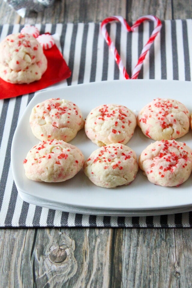 Peppermint Cheesecake Cookies - Ginger Casa