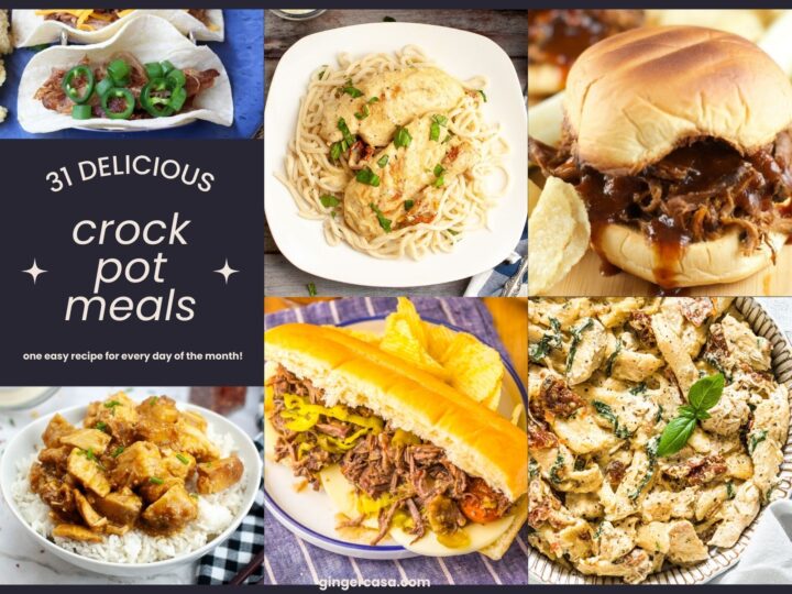31 Crock Pot Meals - One Delicious Meal for Every Day of the Month ...