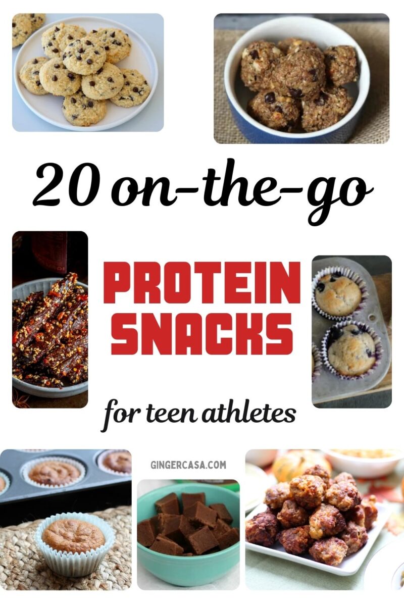 20 Quick Protein Snacks for On The Go Teen Athletes - Ginger Casa