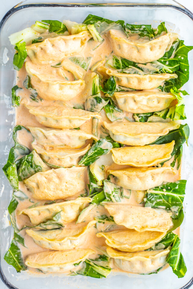 One-Pan Dumpling Bake – Easy Family Dinner in 30 Minutes - Ginger Casa