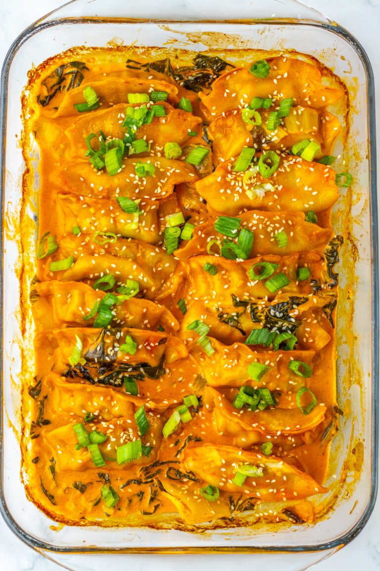 One-Pan Dumpling Bake – Easy Family Dinner in 30 Minutes - Ginger Casa